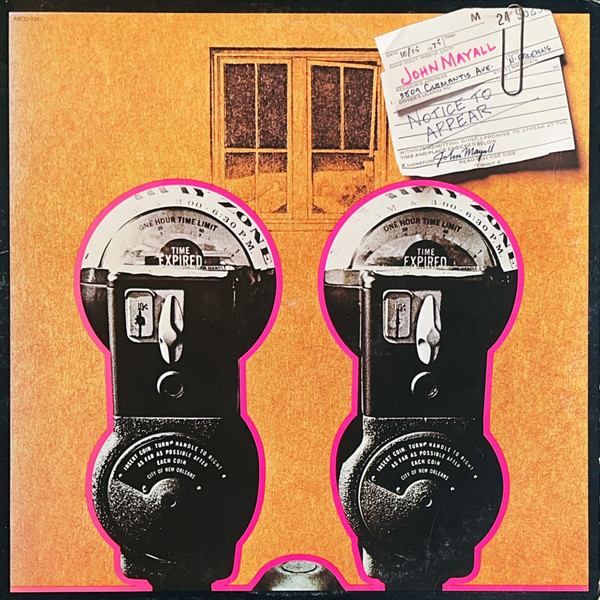 John Mayall: Notice To Appear - Digelius