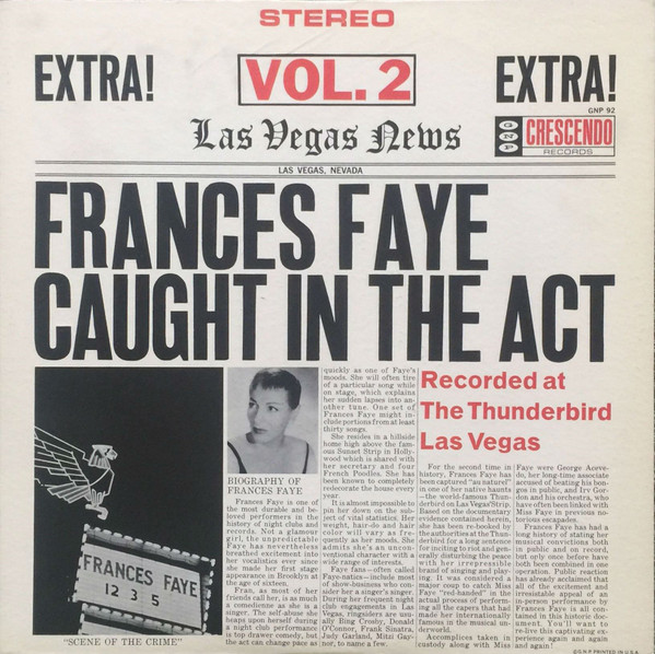 Frances Faye: Caught In The Act Vol. 2 - Digelius