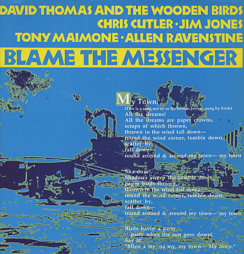David Thomas And The Wooden Birds : Chris Cutler • Jim Jones (3) • Tony ...